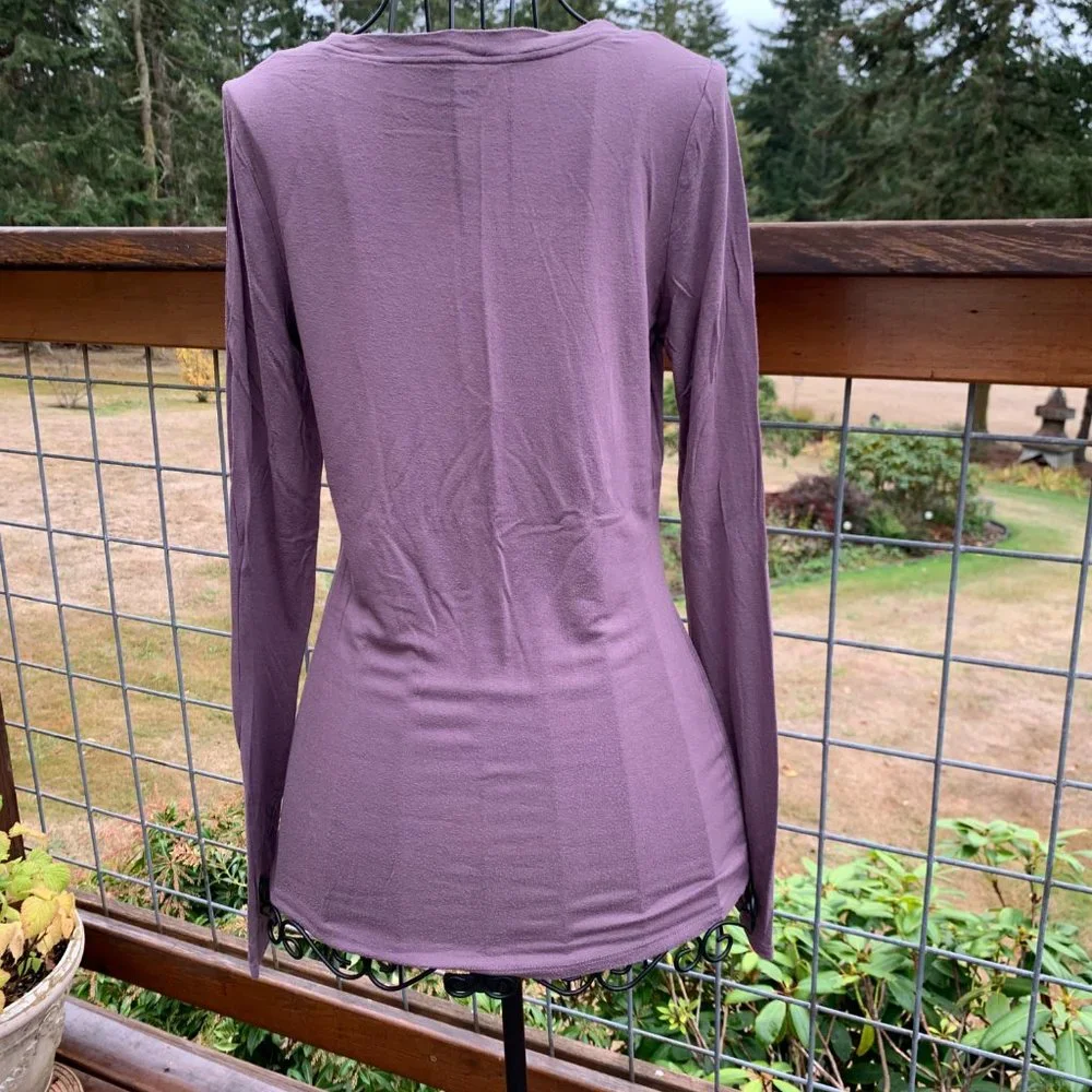 Maurices | Tops | Maurices Ladies Size Small Mauve Long Sleeve Pullover ...